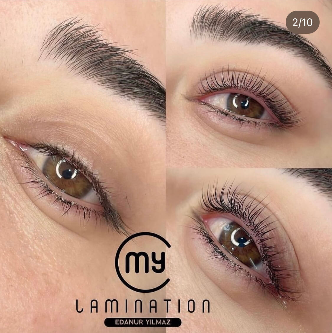 Eyelash Lamination Application Photos | My Lamination Middle East